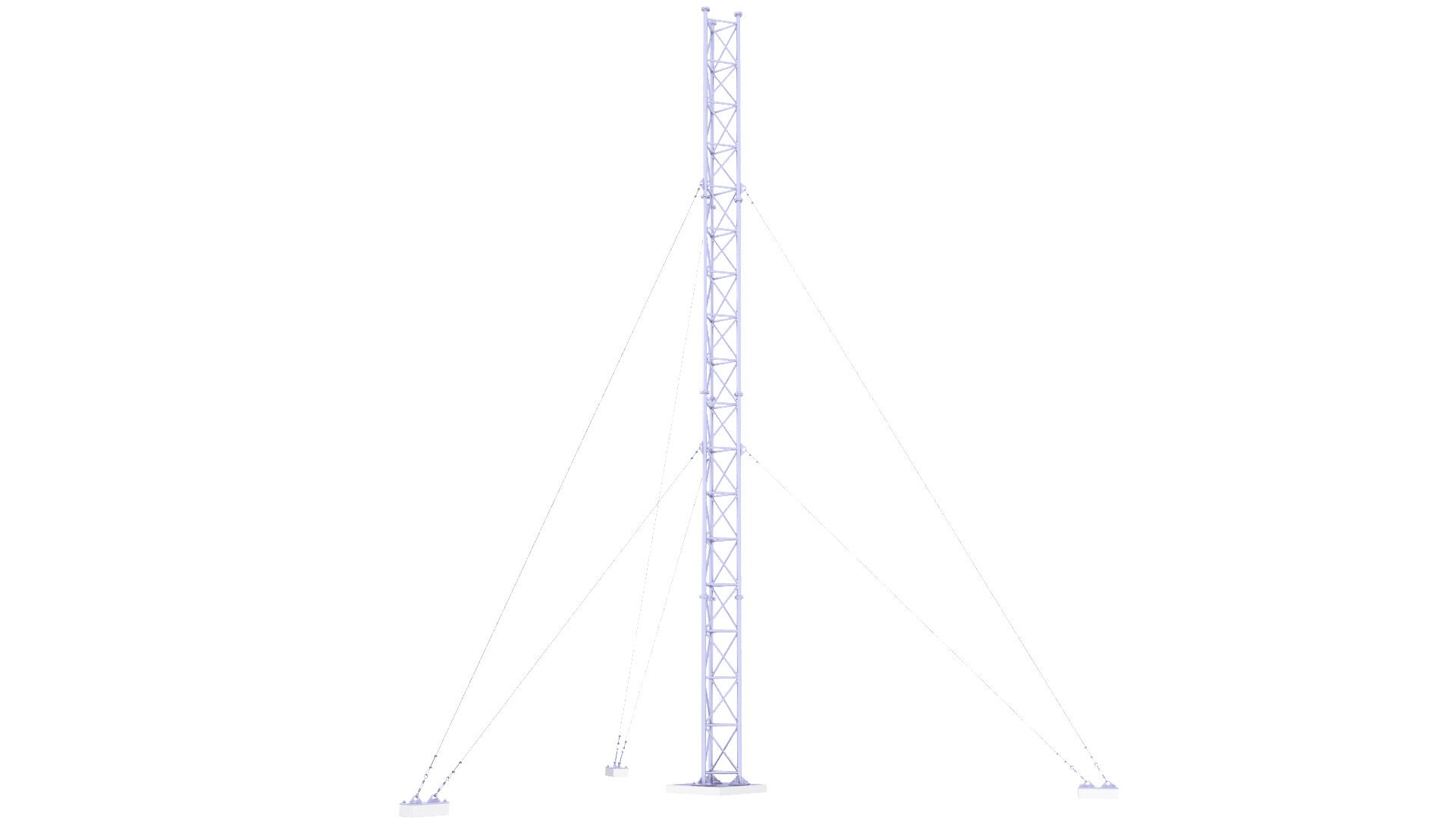3D Steel Truss Lattice Tower 2 - TurboSquid 2257210