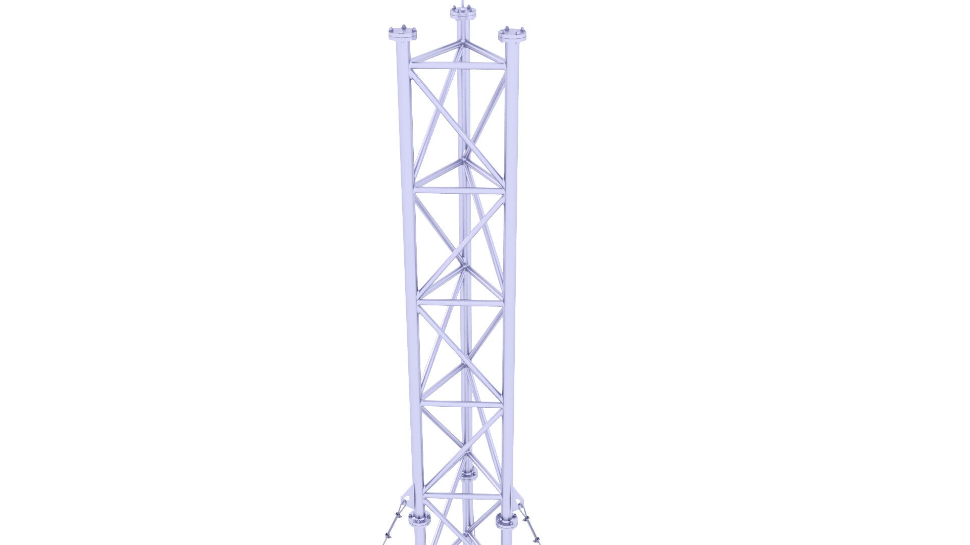 3D Steel Truss Lattice Tower 2 - TurboSquid 2257210