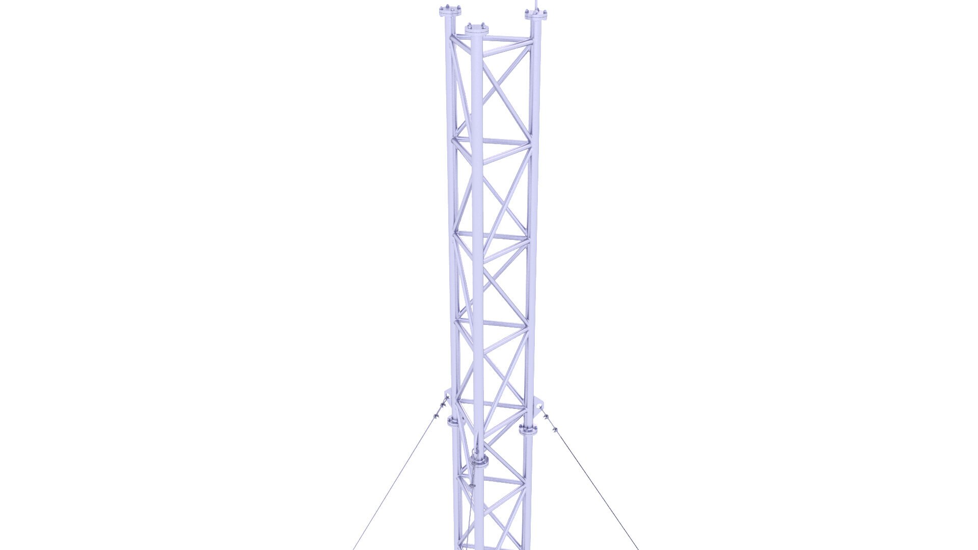 3D Steel Truss Lattice Tower 2 - TurboSquid 2257210