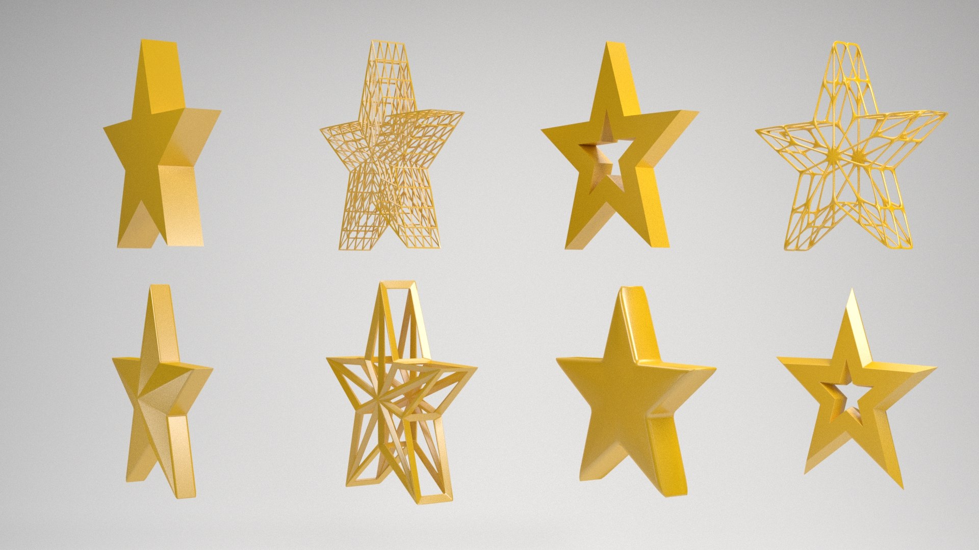 3D star shape - TurboSquid 1599874