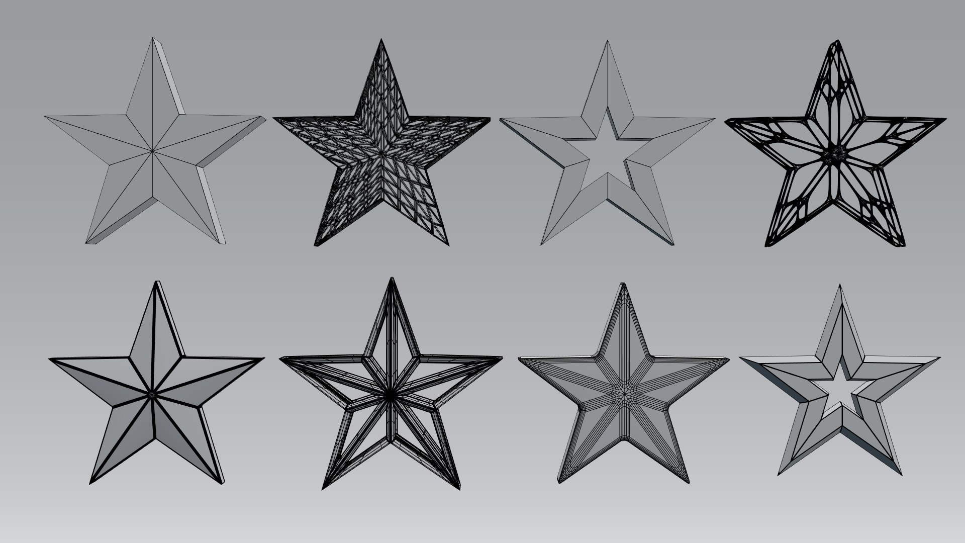 3D star shape - TurboSquid 1599874