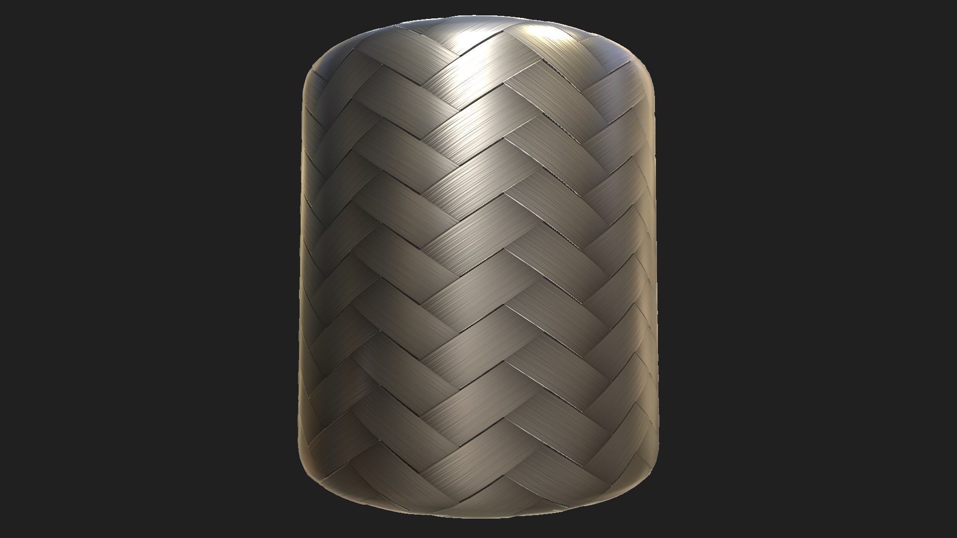 Steel Braid Hose Customizable PBR Material Textures 3D Model ...