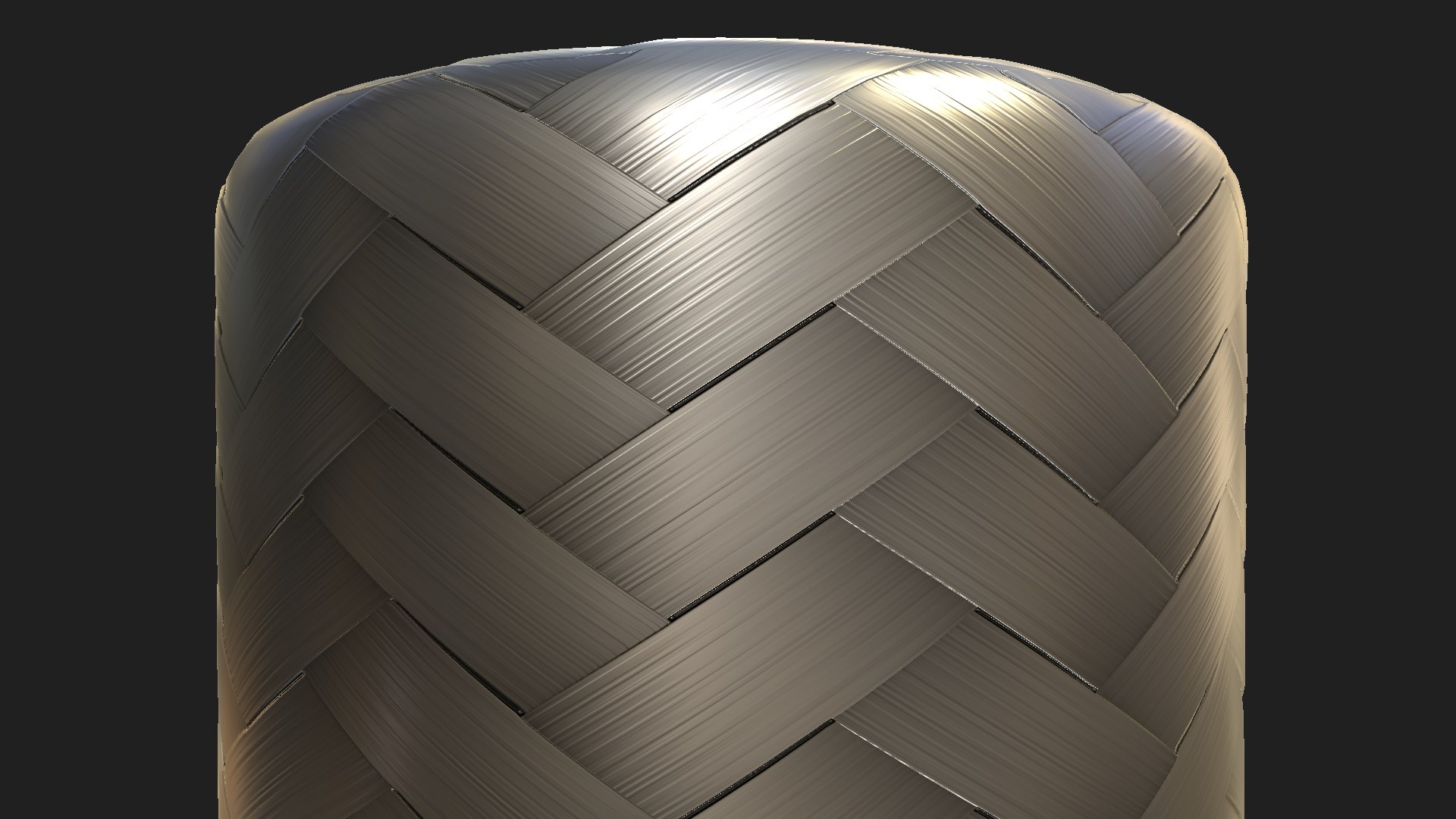 Steel Braid Hose Customizable PBR Material Textures 3D Model ...