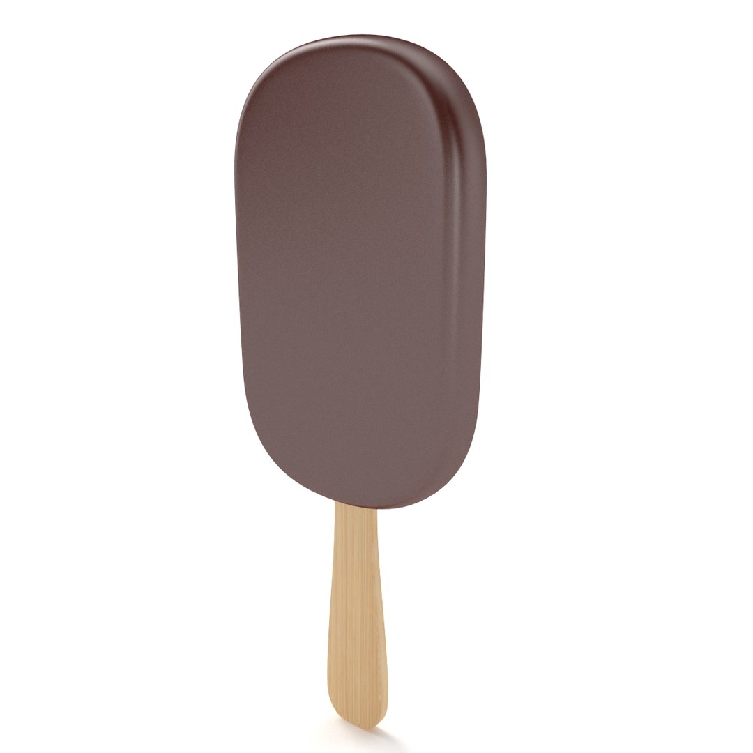 Ice Cream Bar - Chocolate 3D - TurboSquid 2142421
