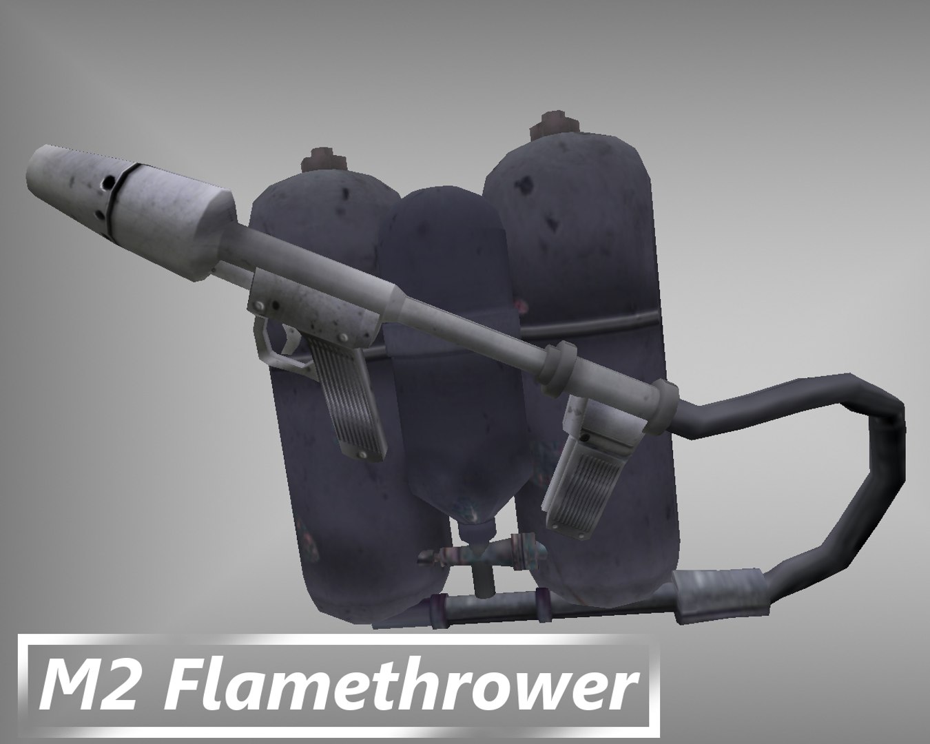 m2 flamethrower dxf