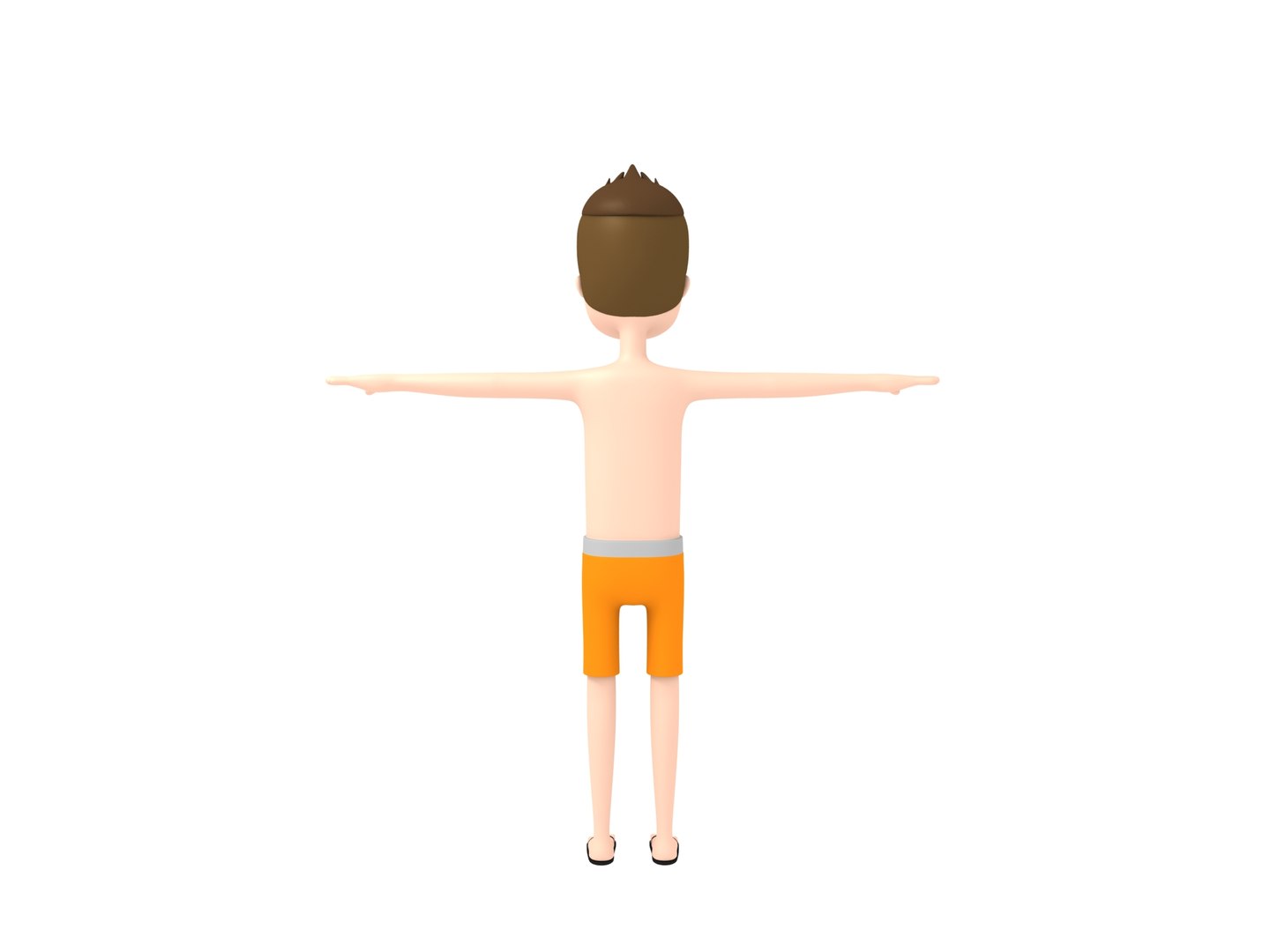 3D Beach Man Character Cartoon Model - TurboSquid 1340305