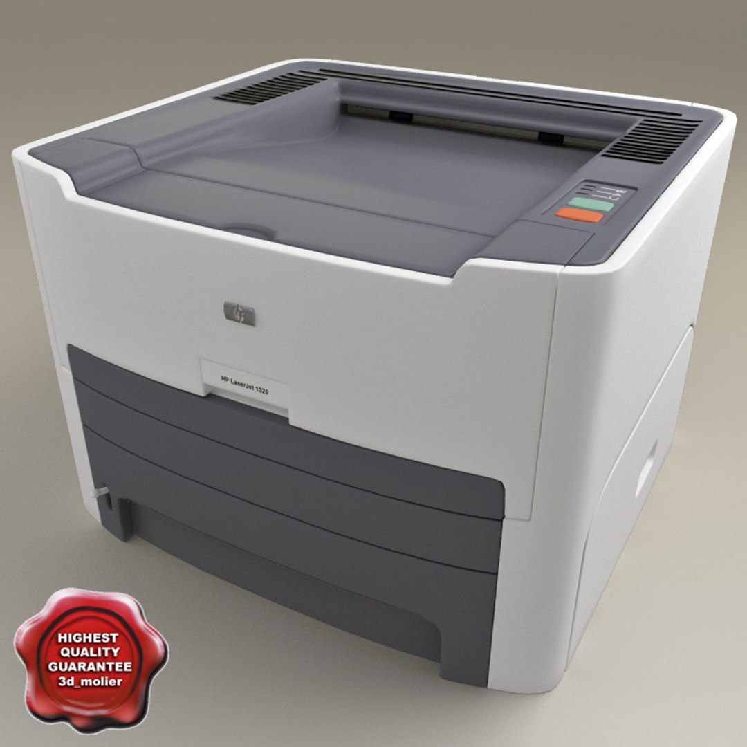 3d model hp laserjet lj 1320
