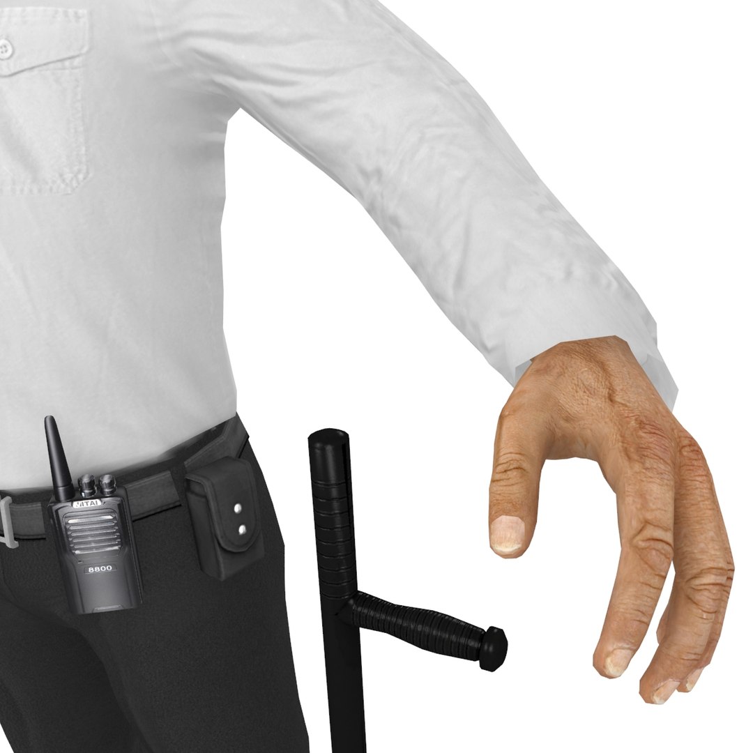 3D Man Gun Model - TurboSquid 1353530