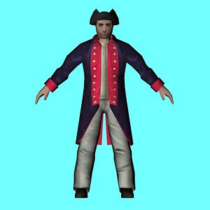 Man Colonial 3D Models for Download | TurboSquid