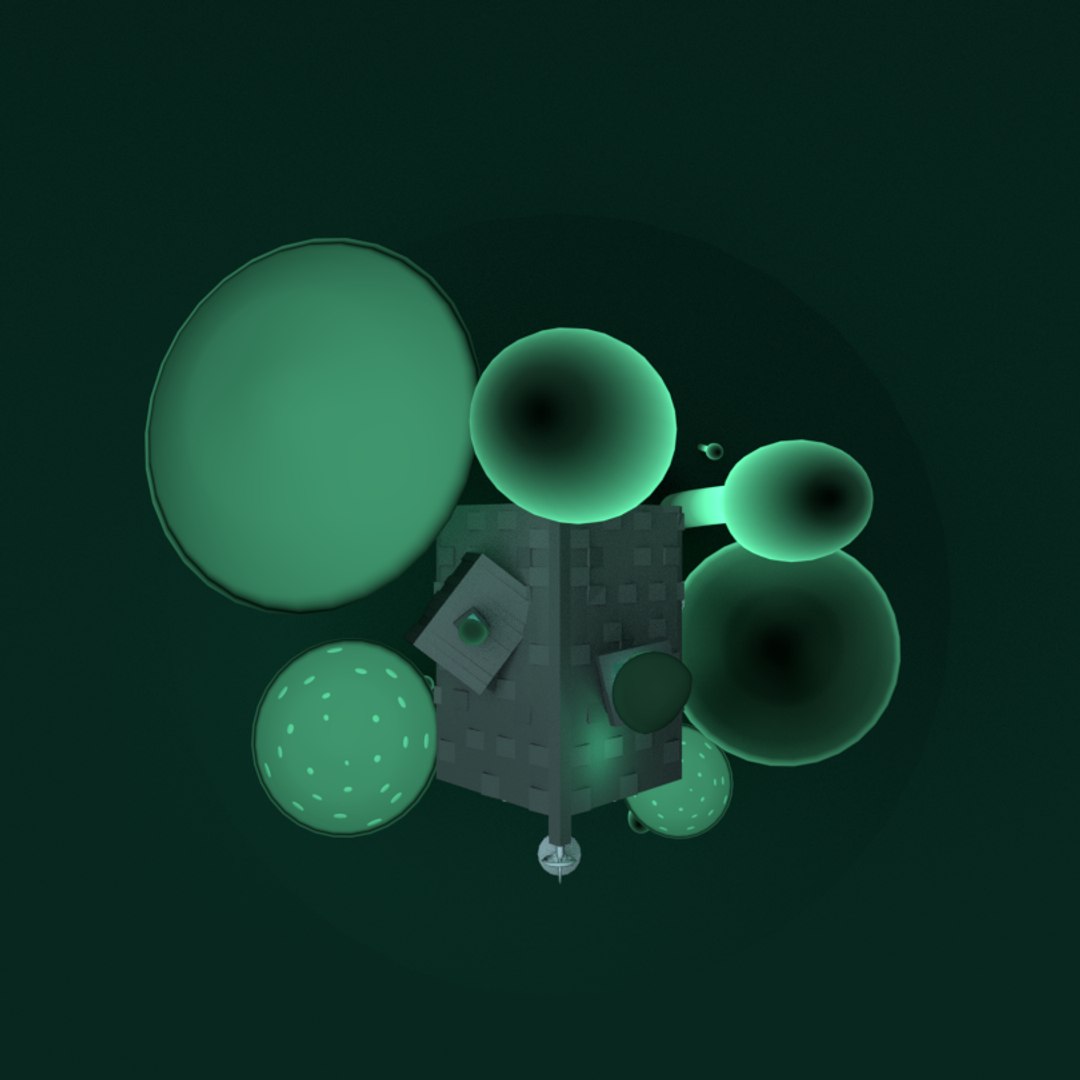 Scenery Infected House 3d Model