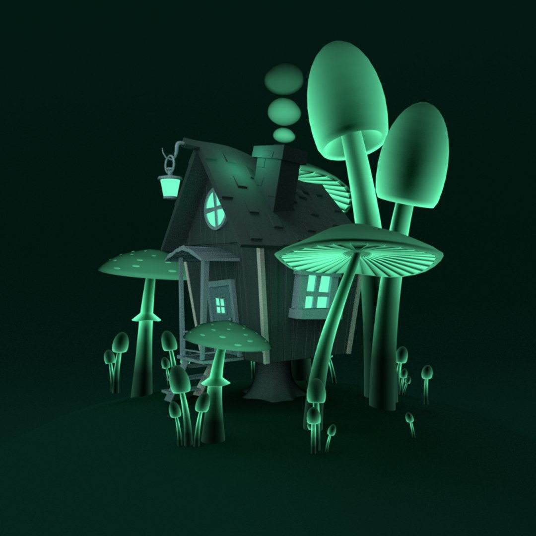 Scenery Infected House 3d Model