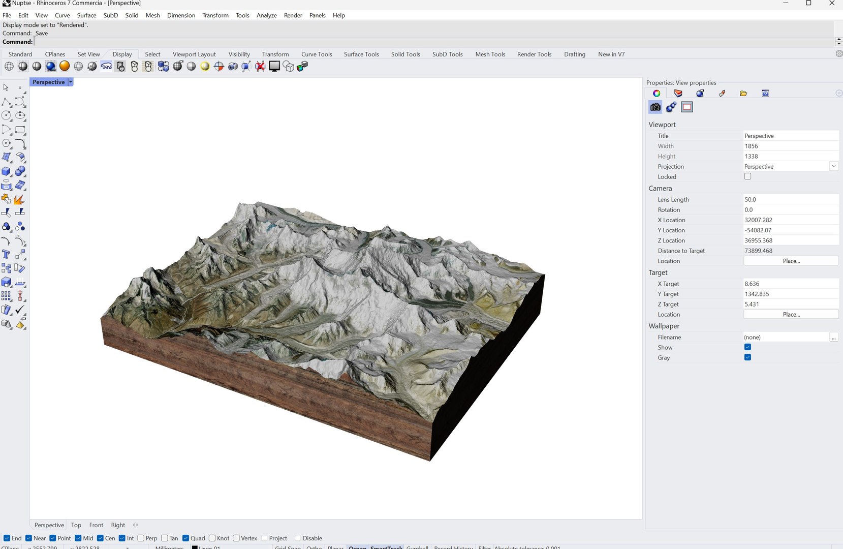 3D Nuptse Mountain Nepal - TurboSquid 2061875