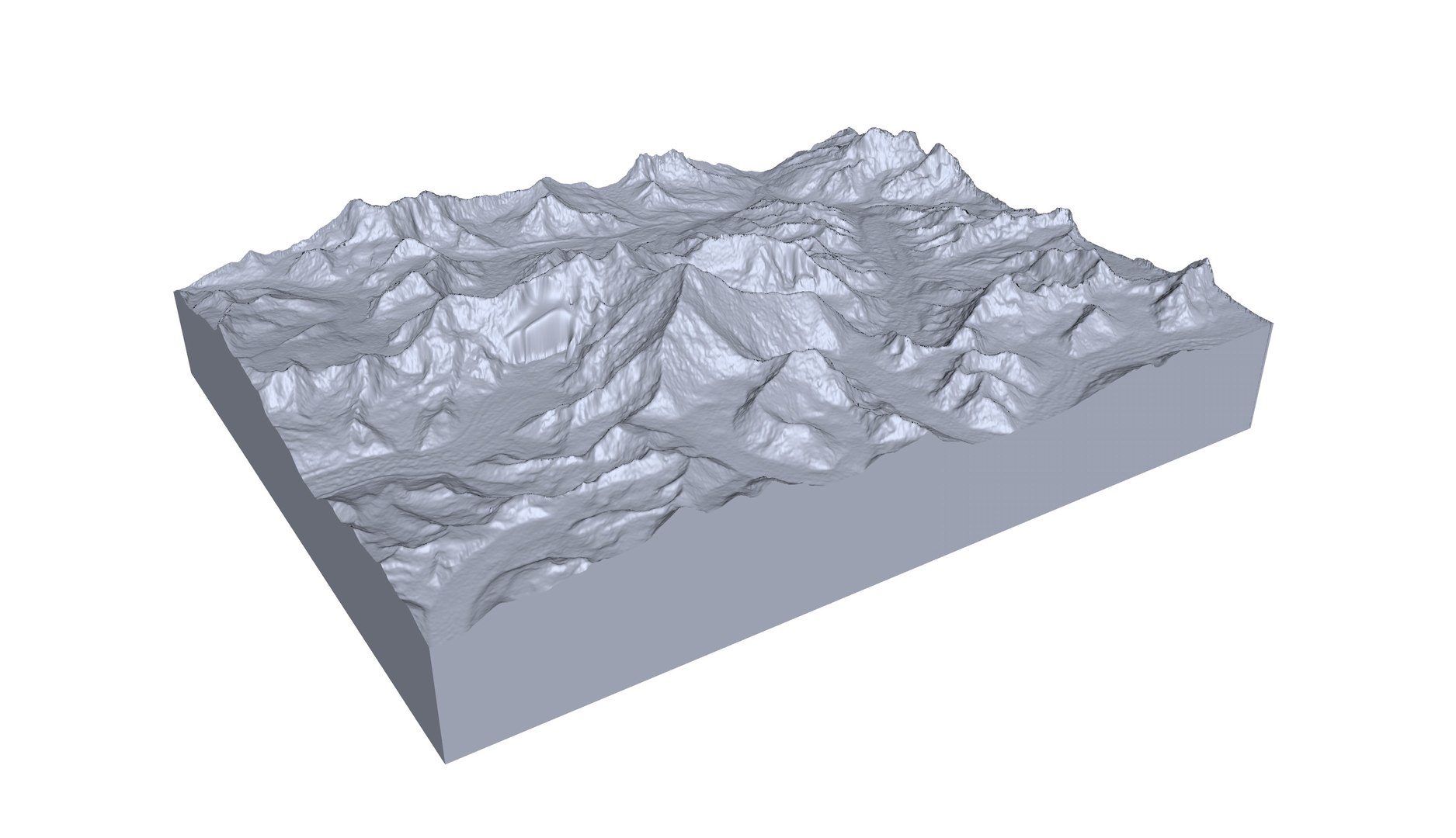 3D Nuptse Mountain Nepal - TurboSquid 2061875