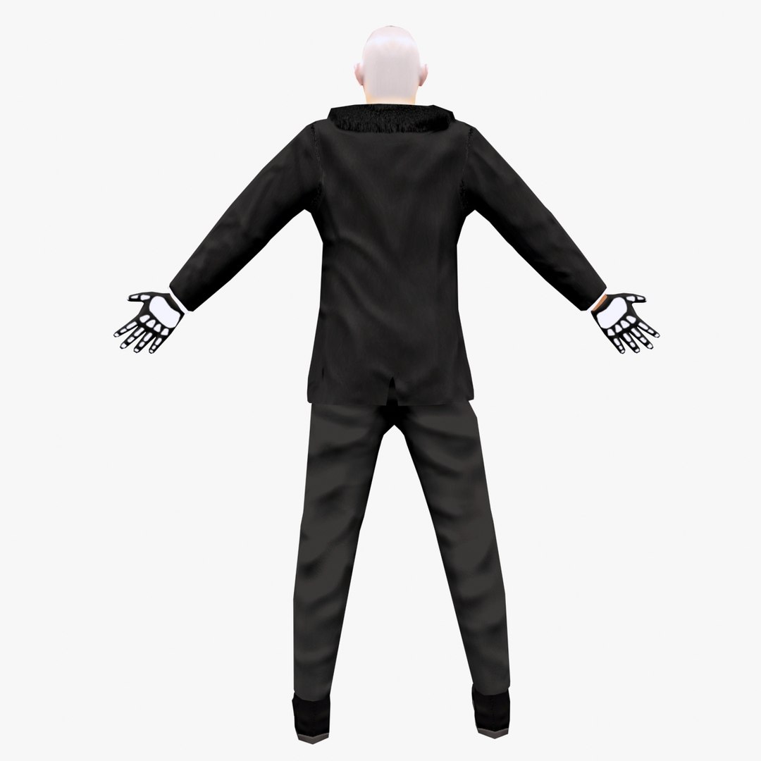 3d Model Of Character Agent Man