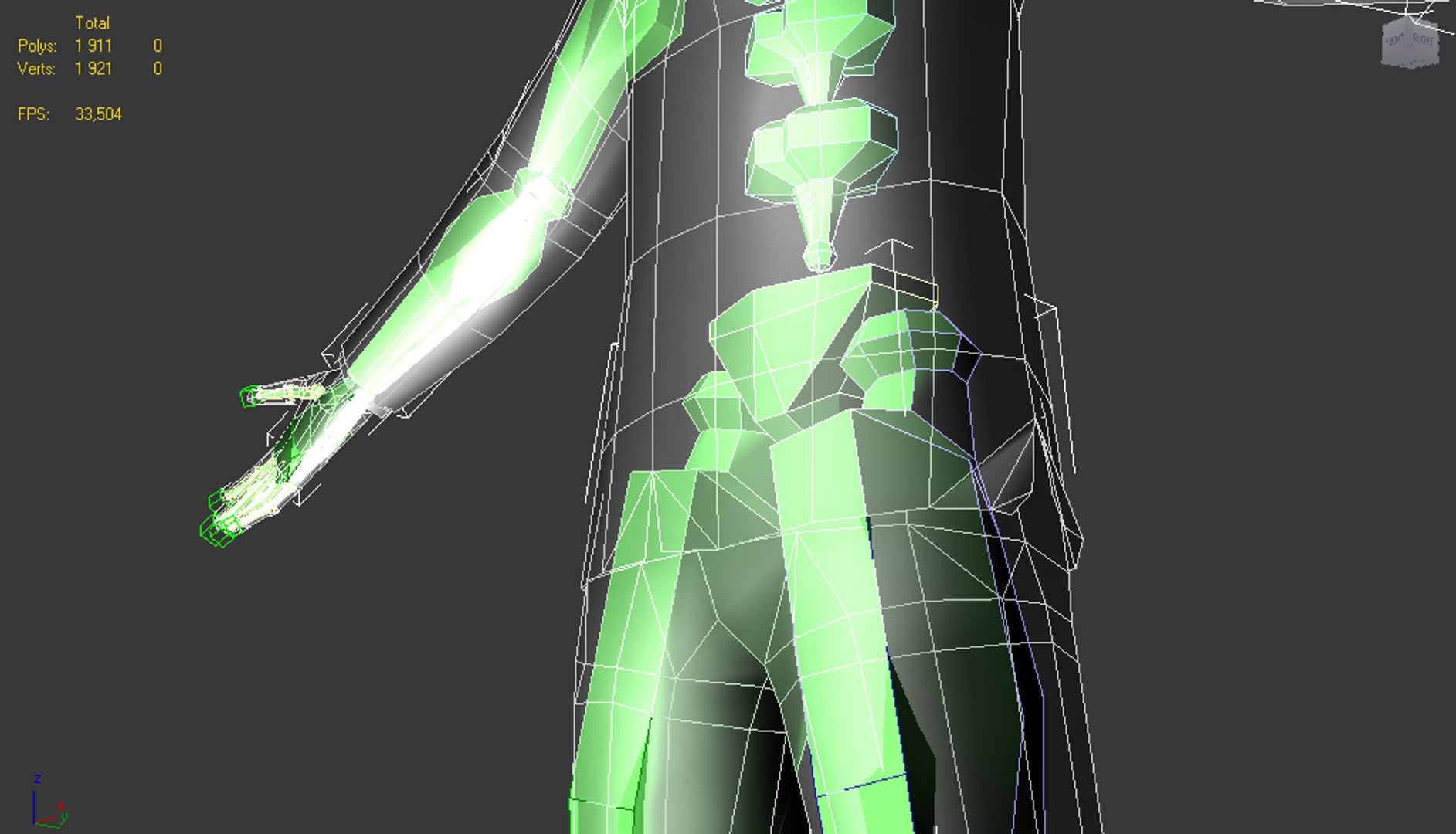 3d model of character agent man