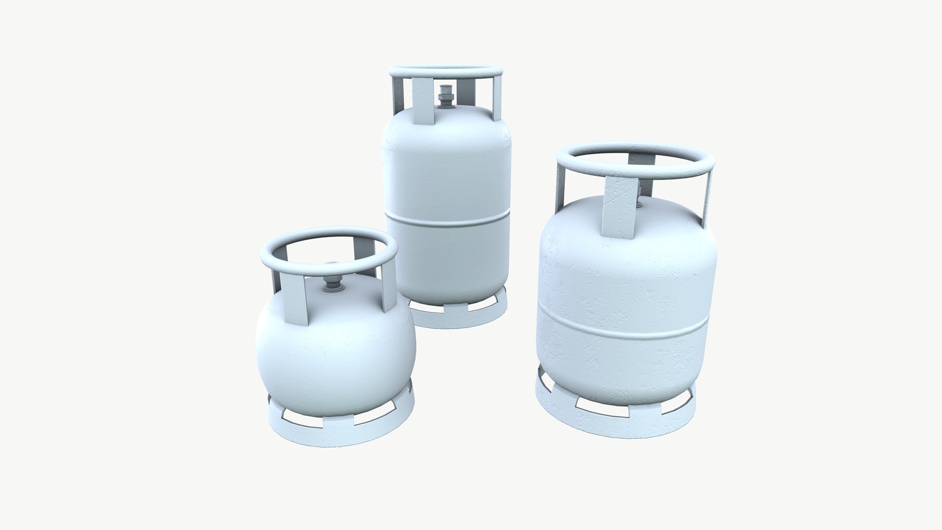 3D Gas Cylinder Model - TurboSquid 2343050