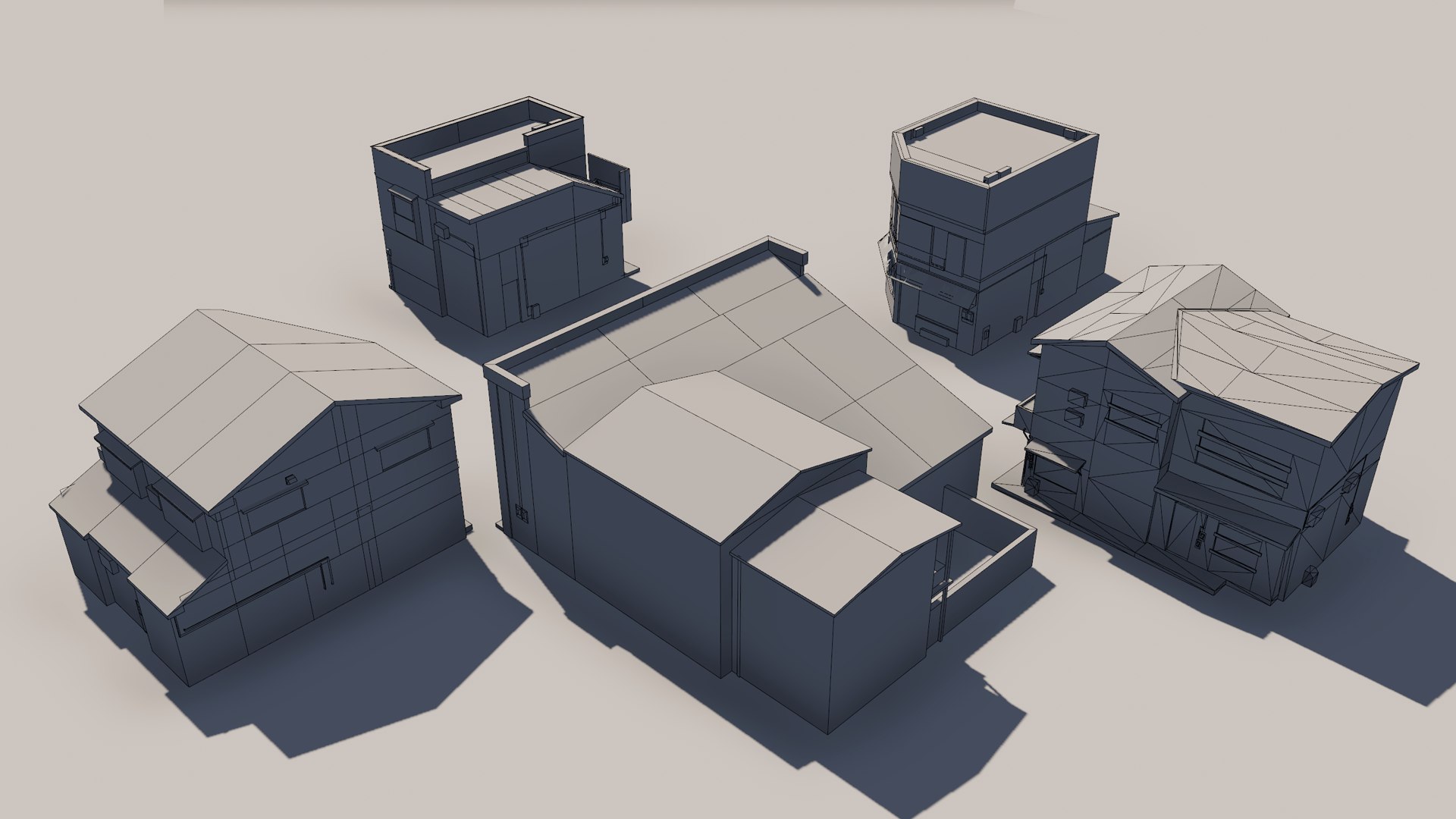 Japanese Rural Shops 3D Model - TurboSquid 2052848