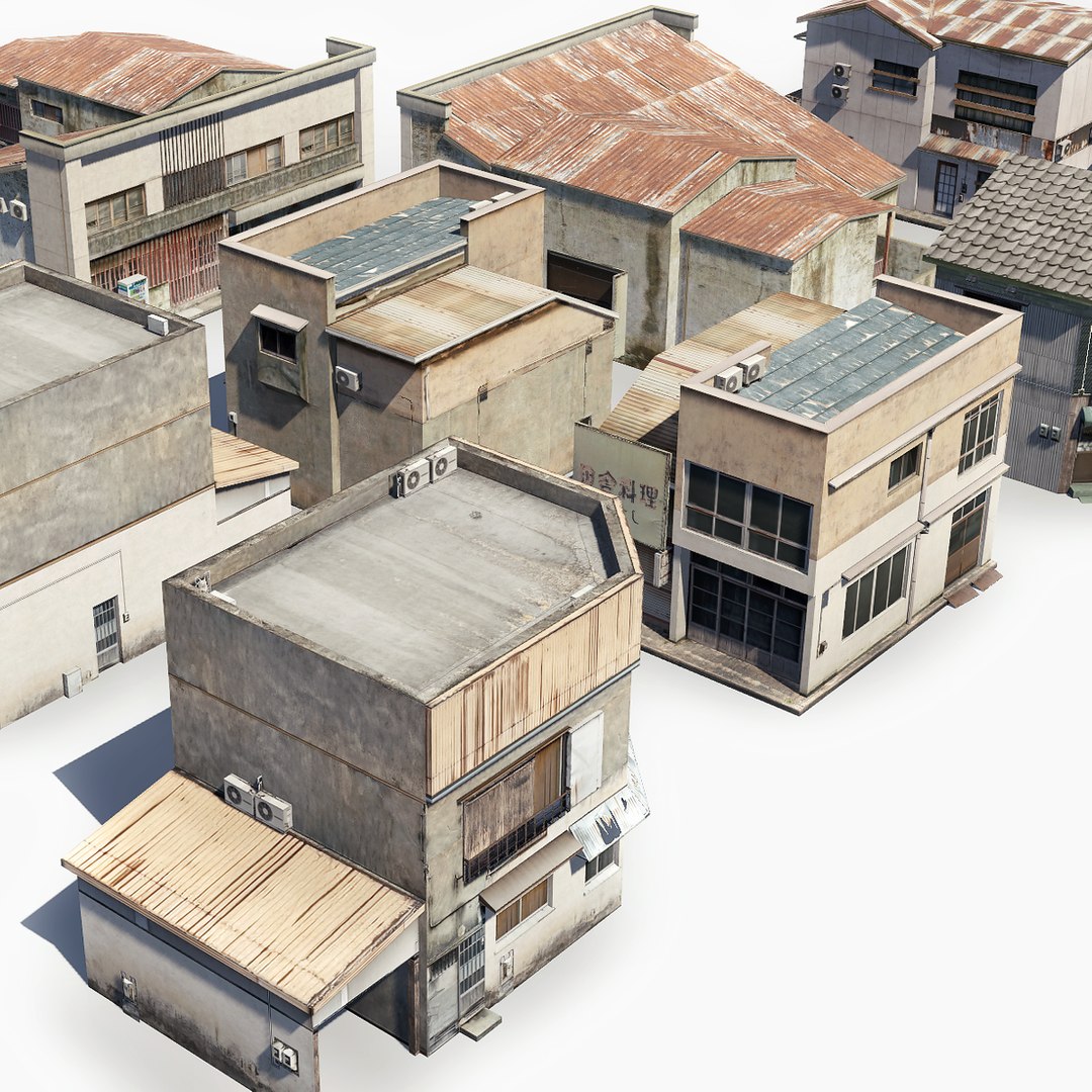 Japanese Rural Shops 3D Model - TurboSquid 2052848