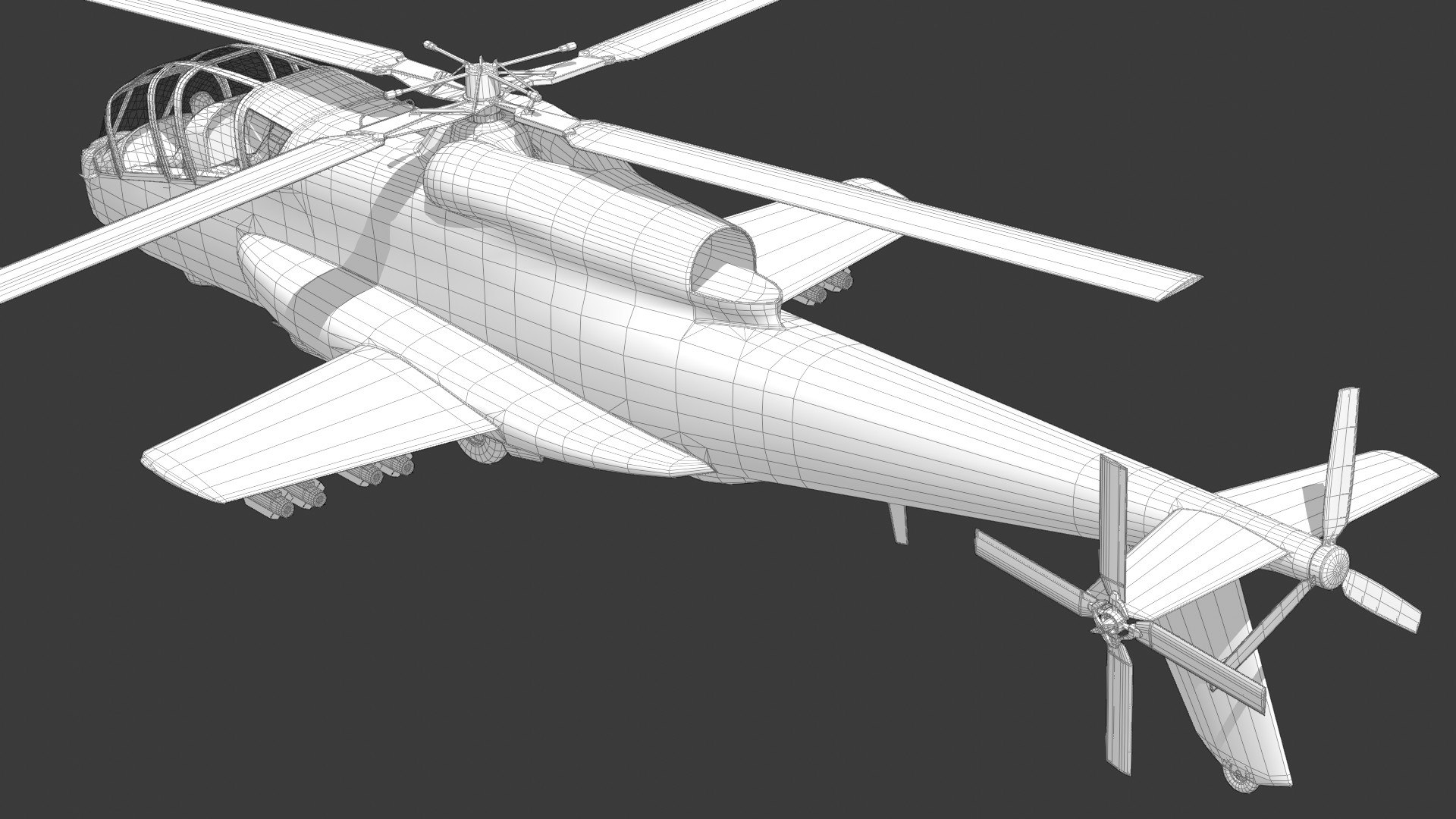 3D Lockheed AH56 Cheyenne - TurboSquid 2399745