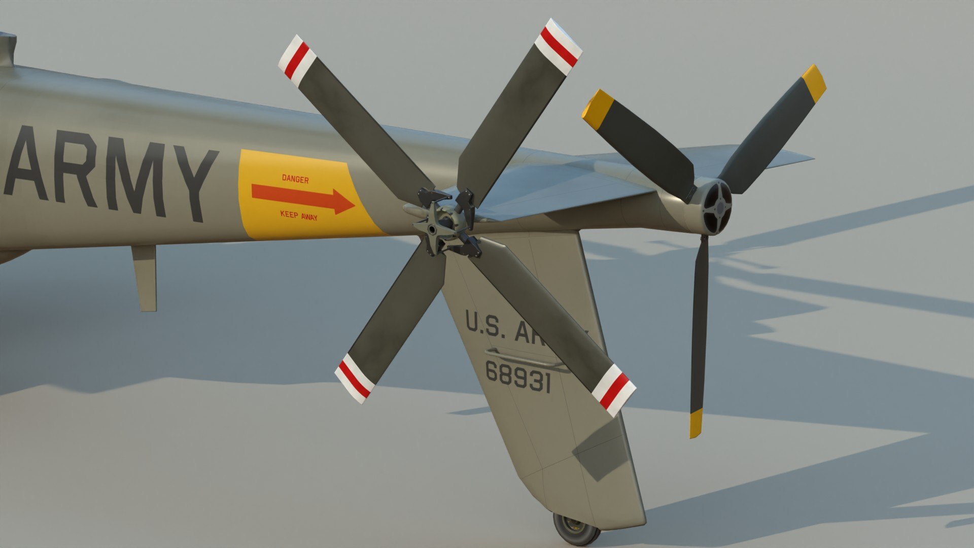 3D Lockheed AH56 Cheyenne - TurboSquid 2399745