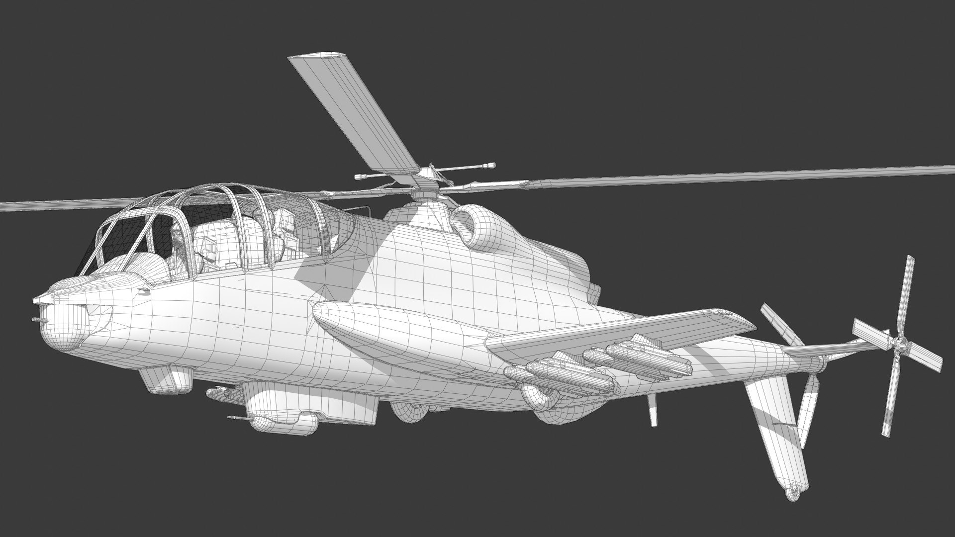 3D Lockheed AH56 Cheyenne - TurboSquid 2399745