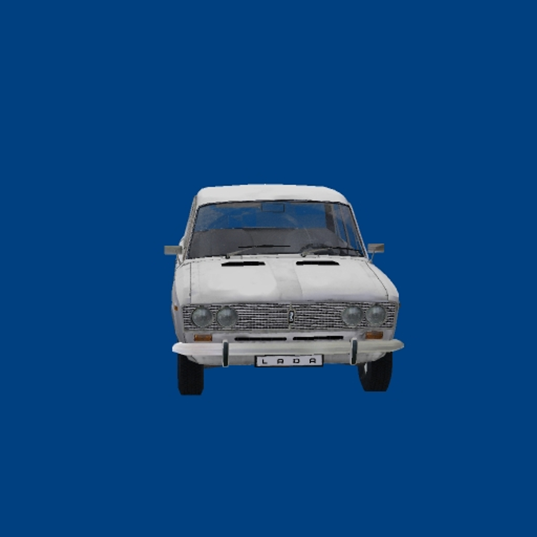 Old Lada-2106 3d Model