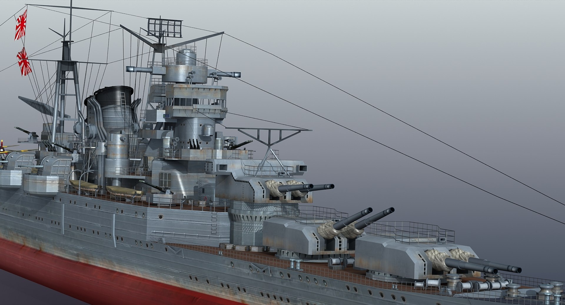 Japanese Cruiser Mogami 3D Model - TurboSquid 1442447