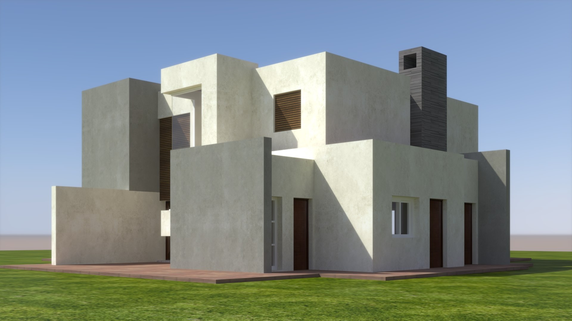 Modern Villa Model - TurboSquid 1959127