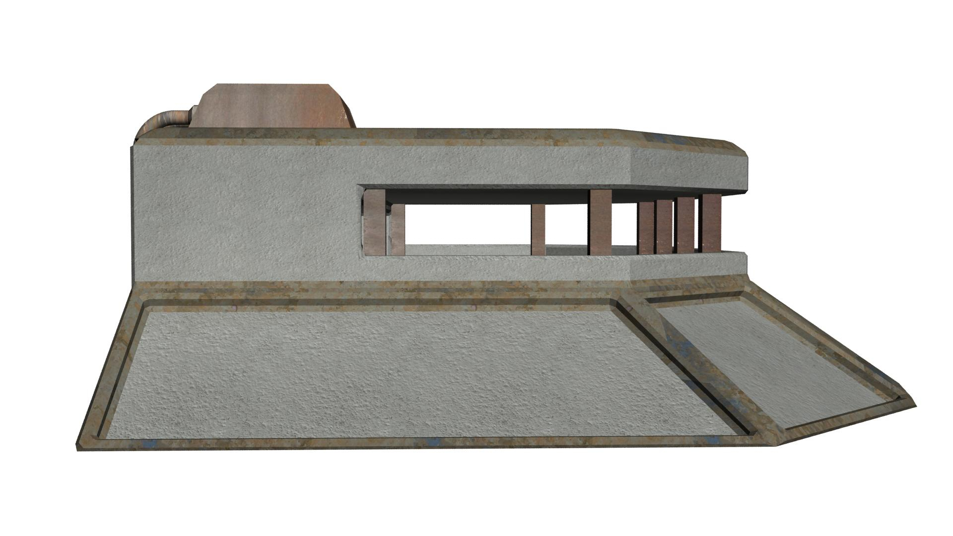 Infantry bunker model - TurboSquid 1188999