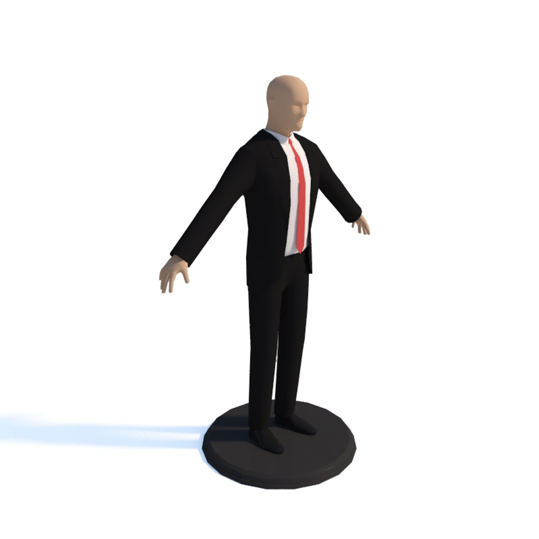 3d Mobile Assets - Hitman