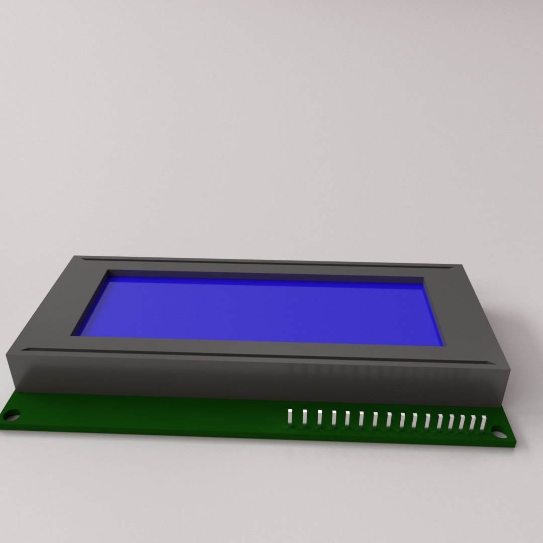 3D Model Lcd Module - TurboSquid 1210602