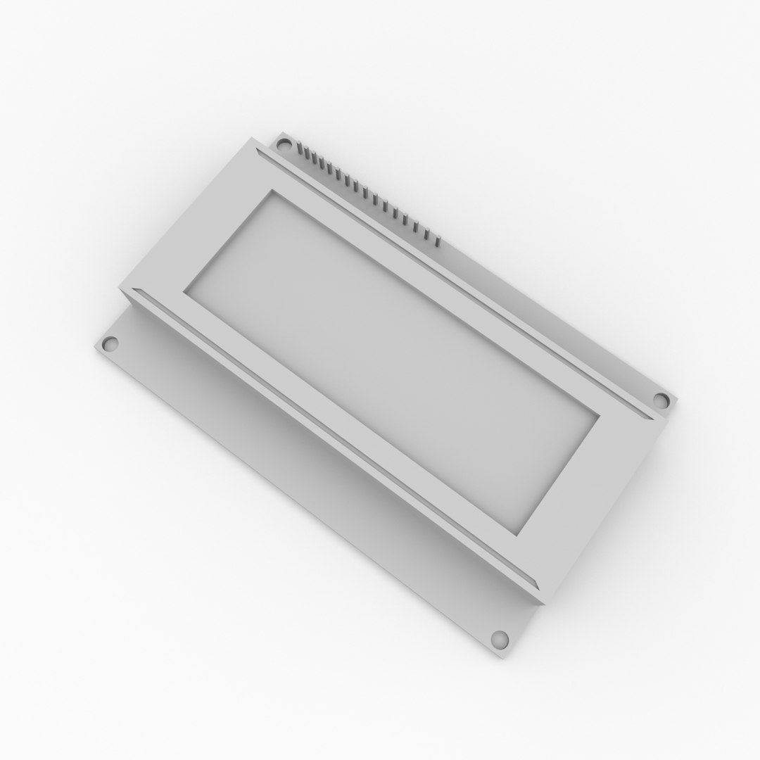 3D Model Lcd Module - TurboSquid 1210602