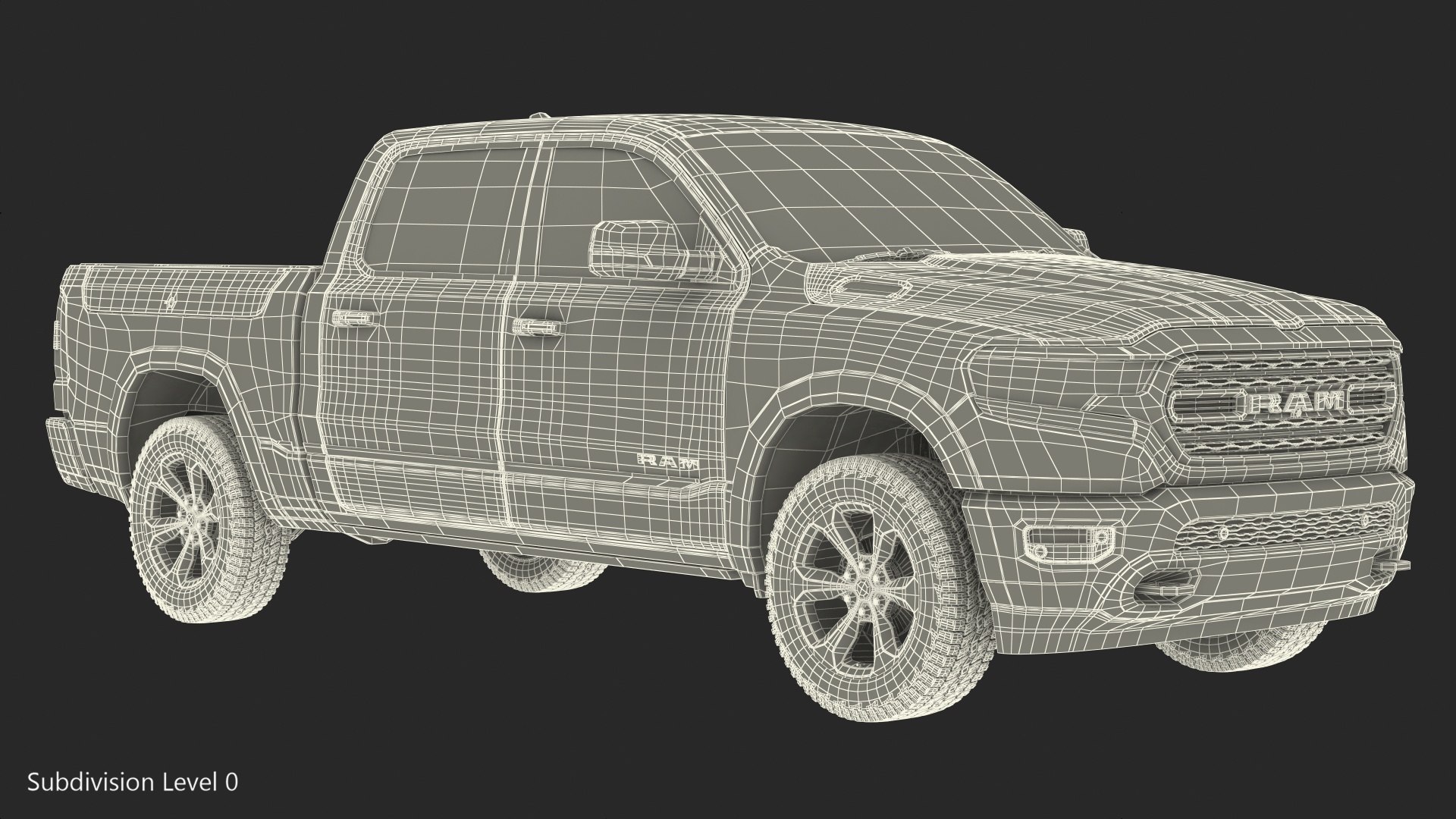 3D dodge ram 1500 2020 - TurboSquid 1463982