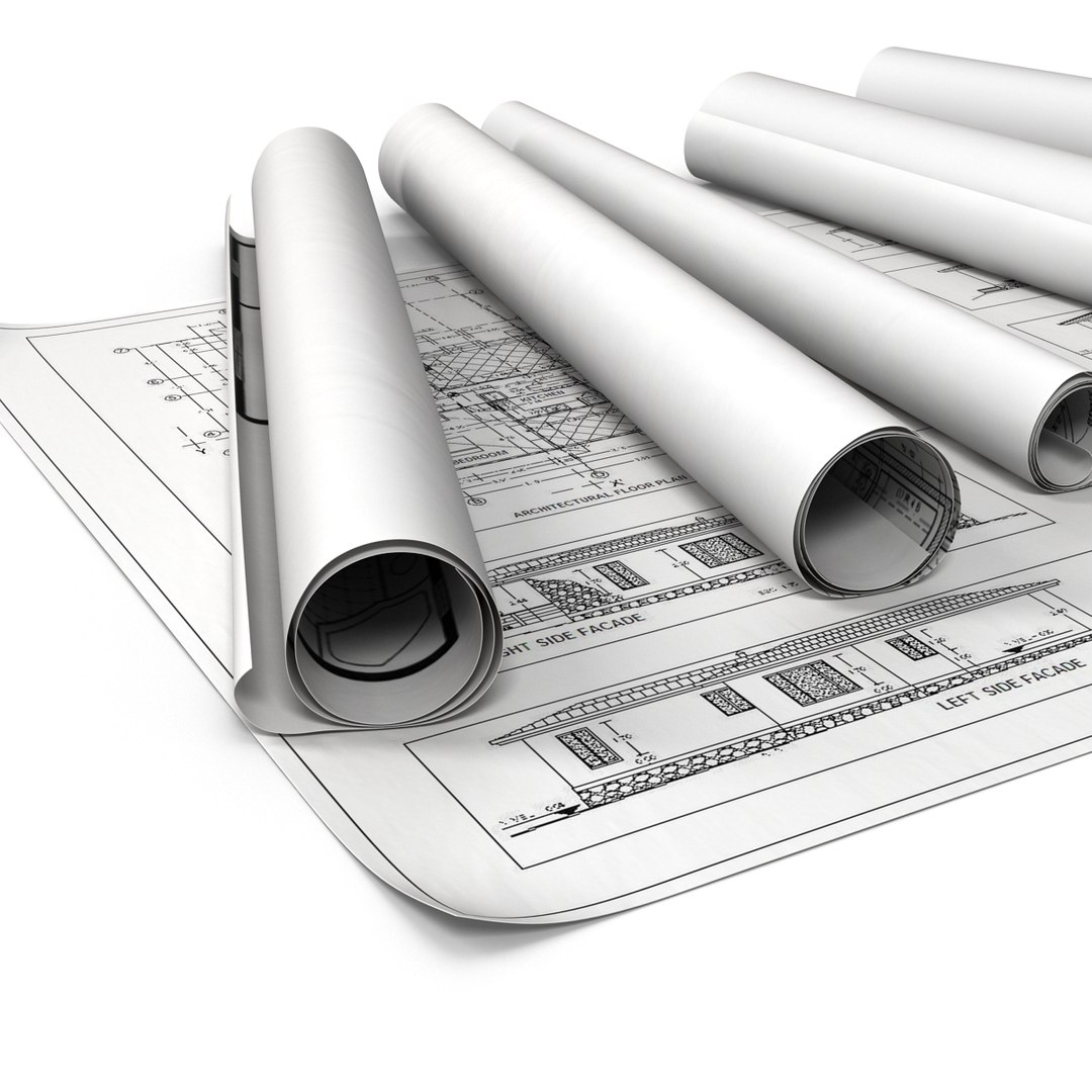 Blueprints Office 3d Model