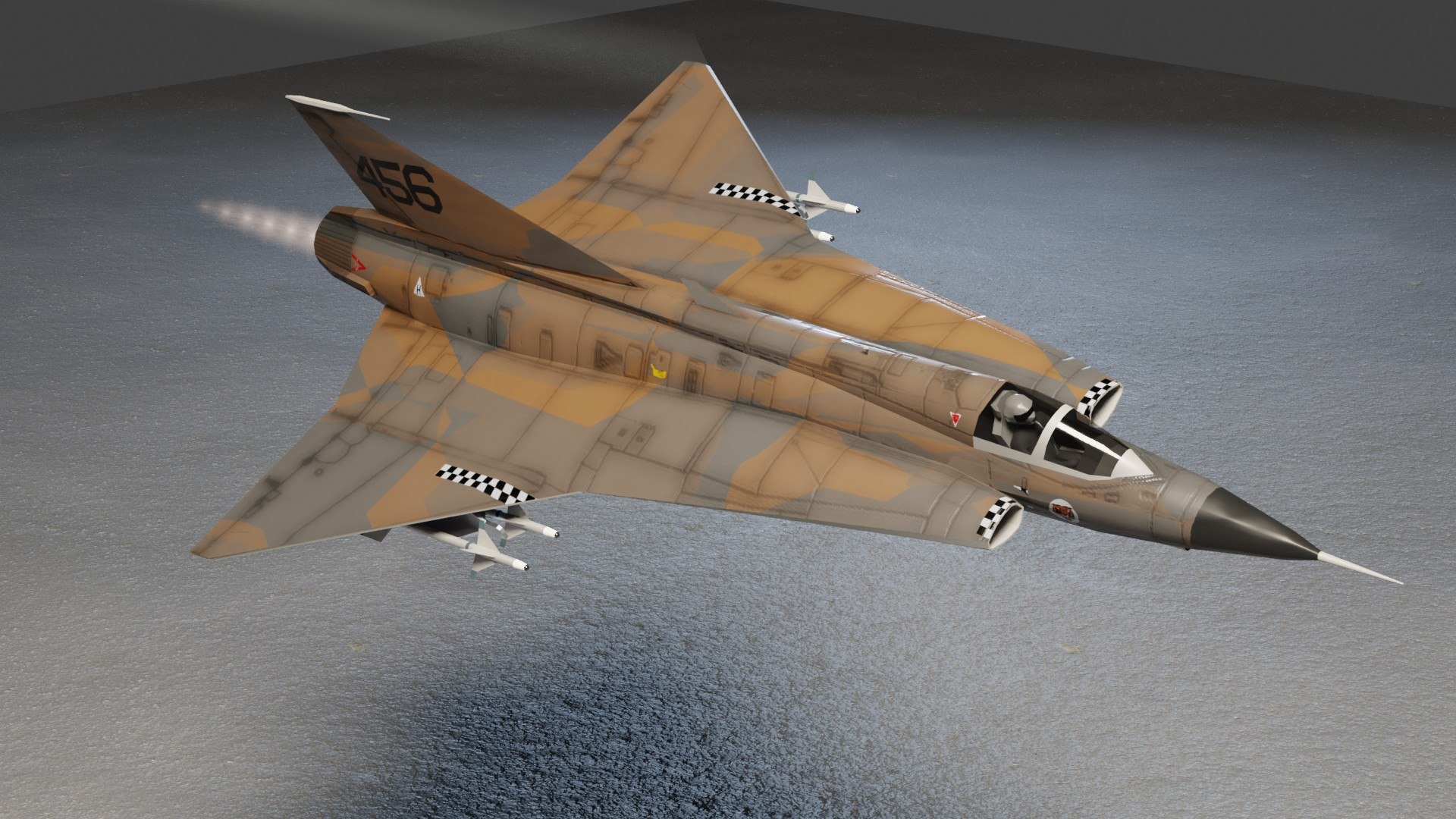 Saab JAS-35 Draken Lowpoly Jet Fighter 3D - TurboSquid 1870483