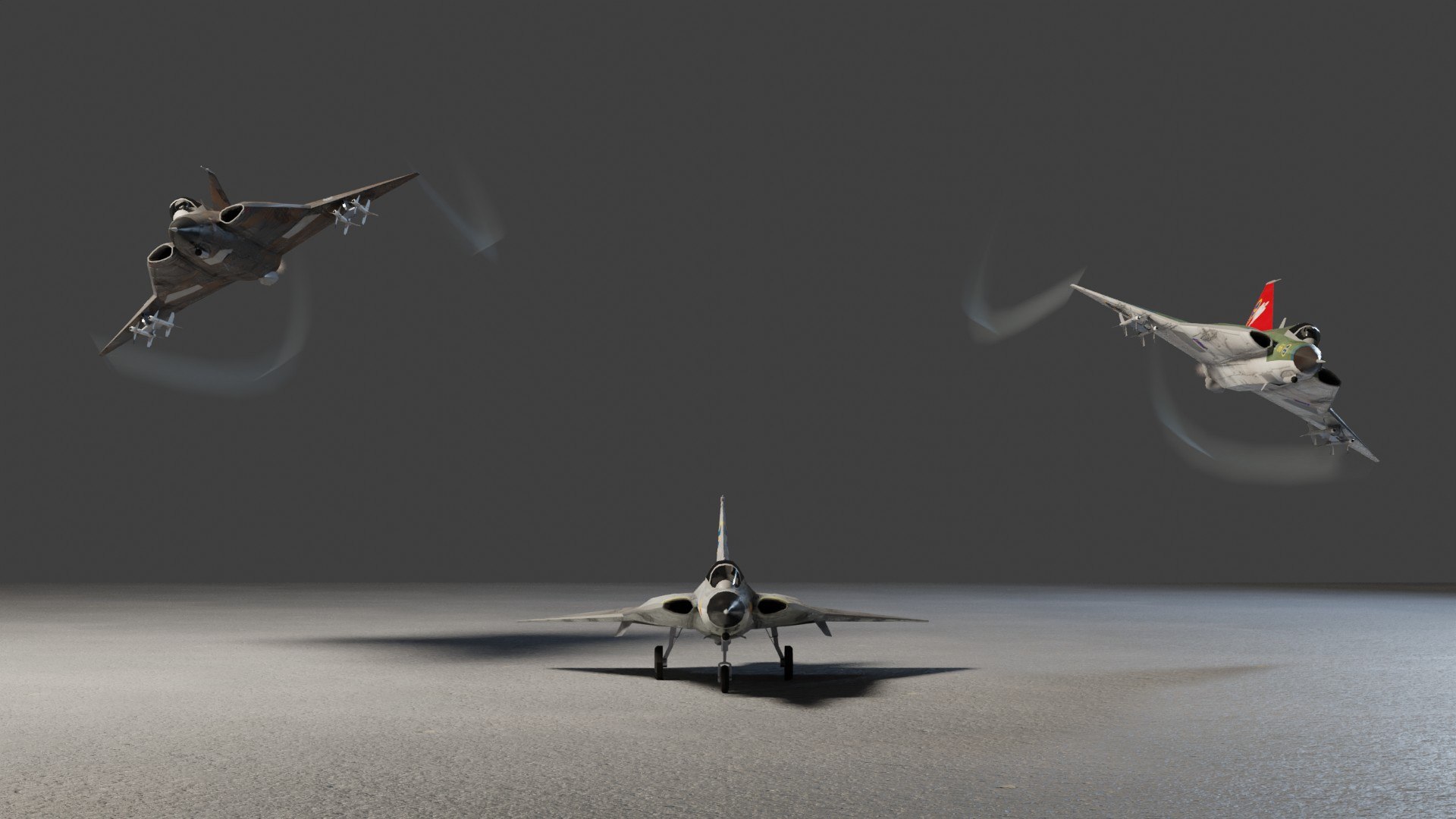 Saab JAS-35 Draken Lowpoly Jet Fighter 3D - TurboSquid 1870483