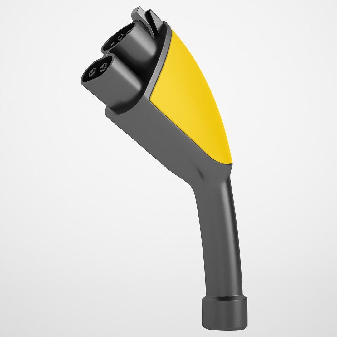 Electric Vehicle Charging Plug Socket 02 3D Model - TurboSquid 2215169