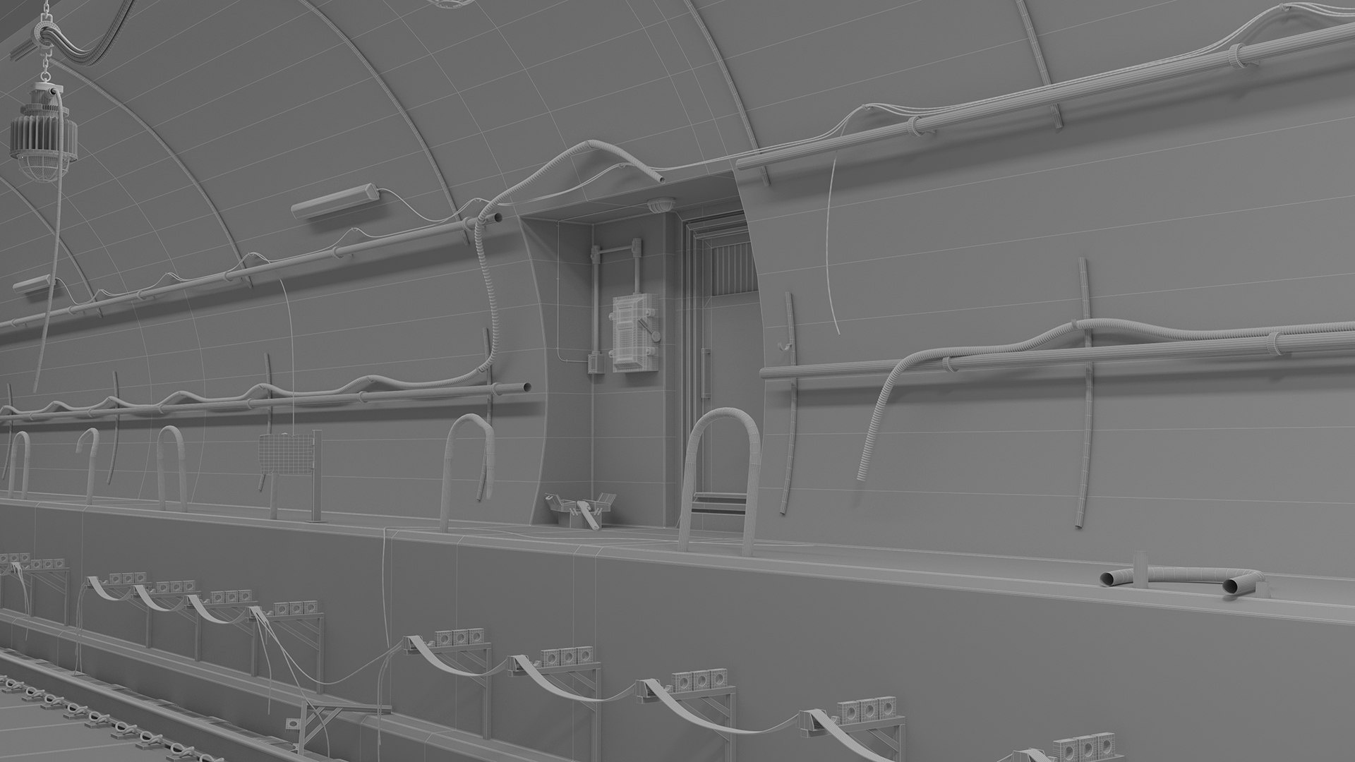 Subway Tunnel 3D Model - TurboSquid 1803520