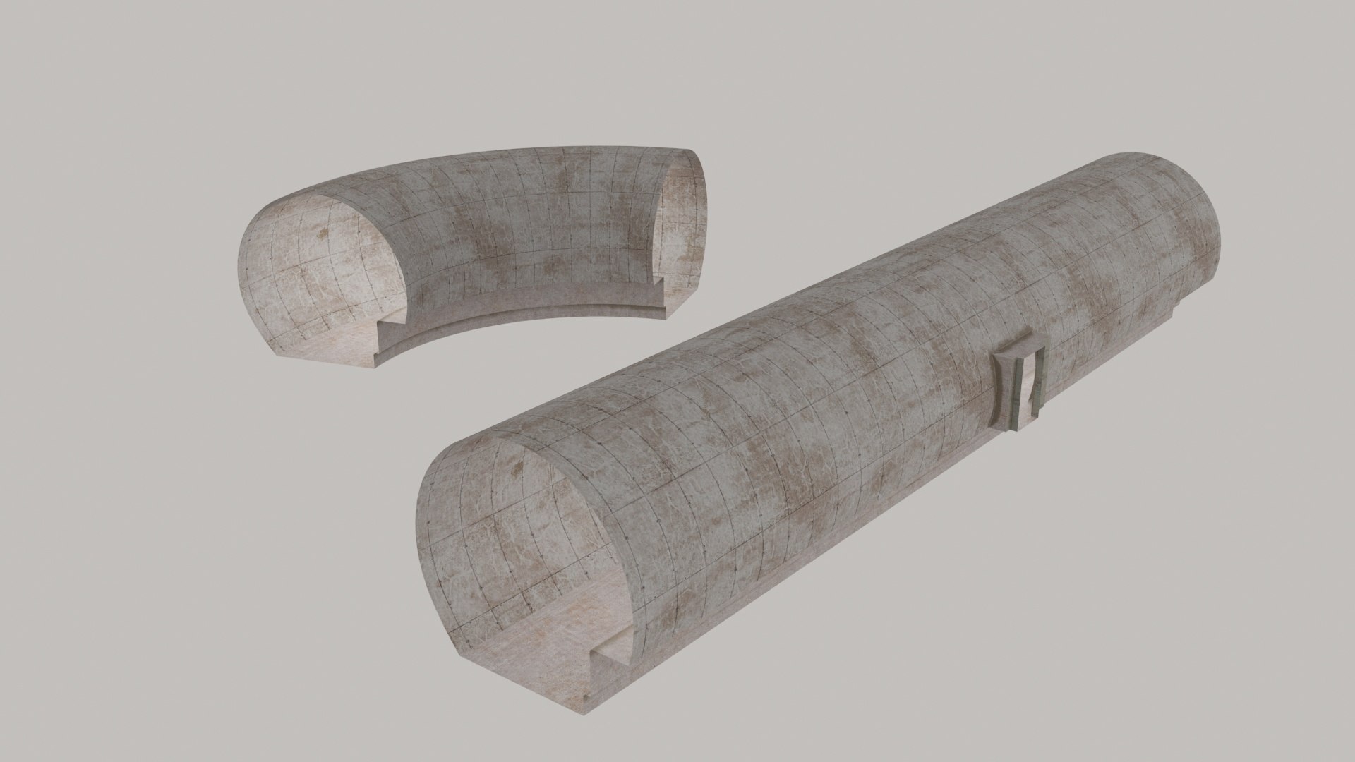 Subway Tunnel 3D Model - TurboSquid 1803520