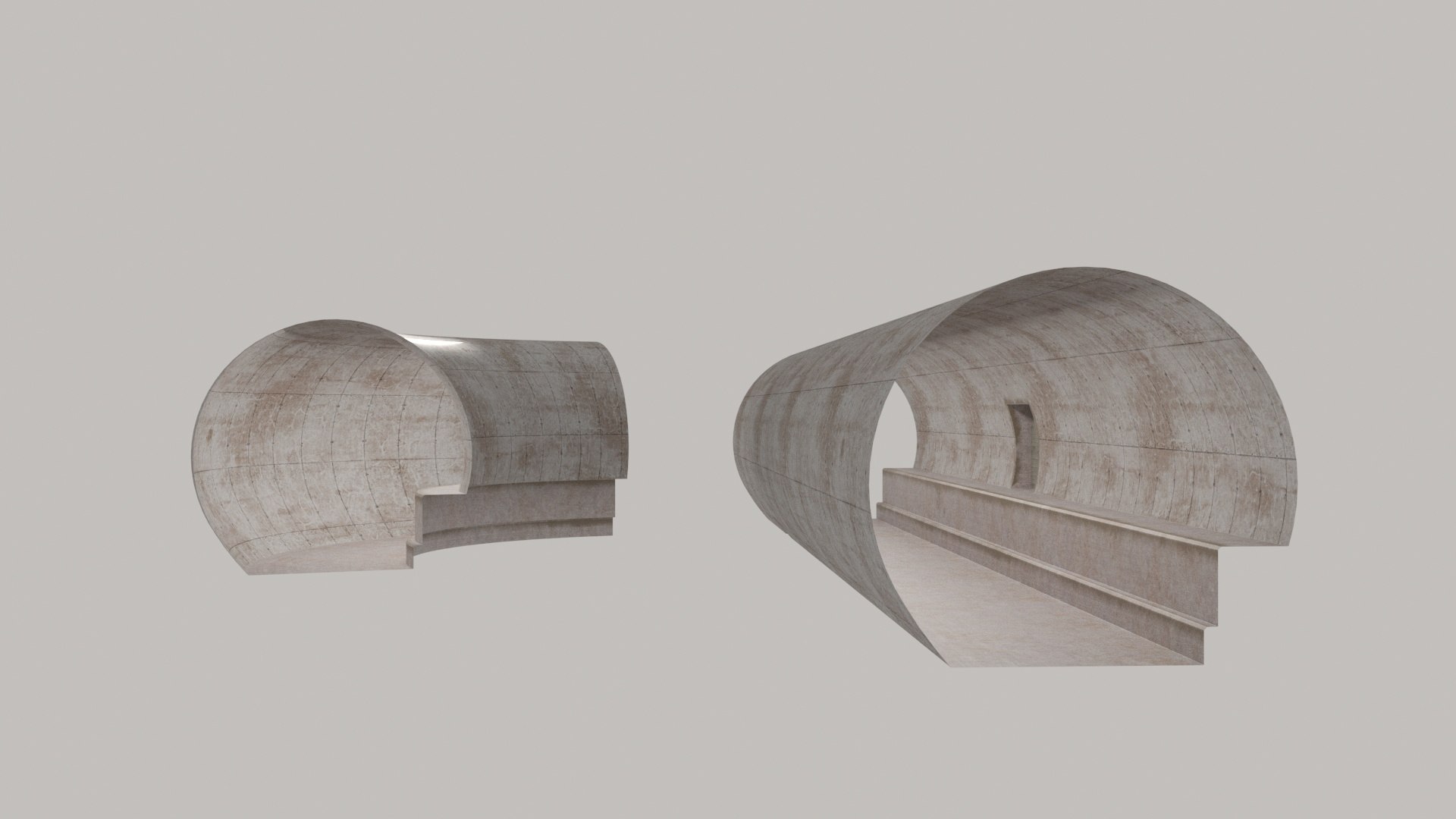Subway Tunnel 3D Model - TurboSquid 1803520