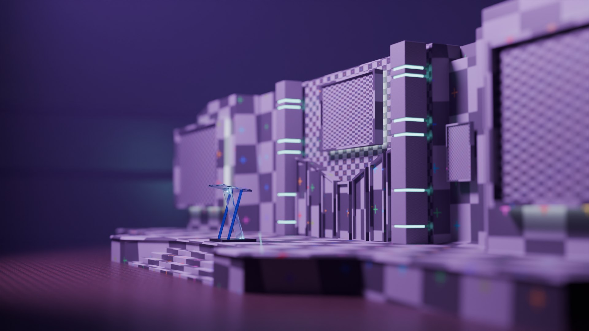 3D Apple Conference Stage - TurboSquid 2258417