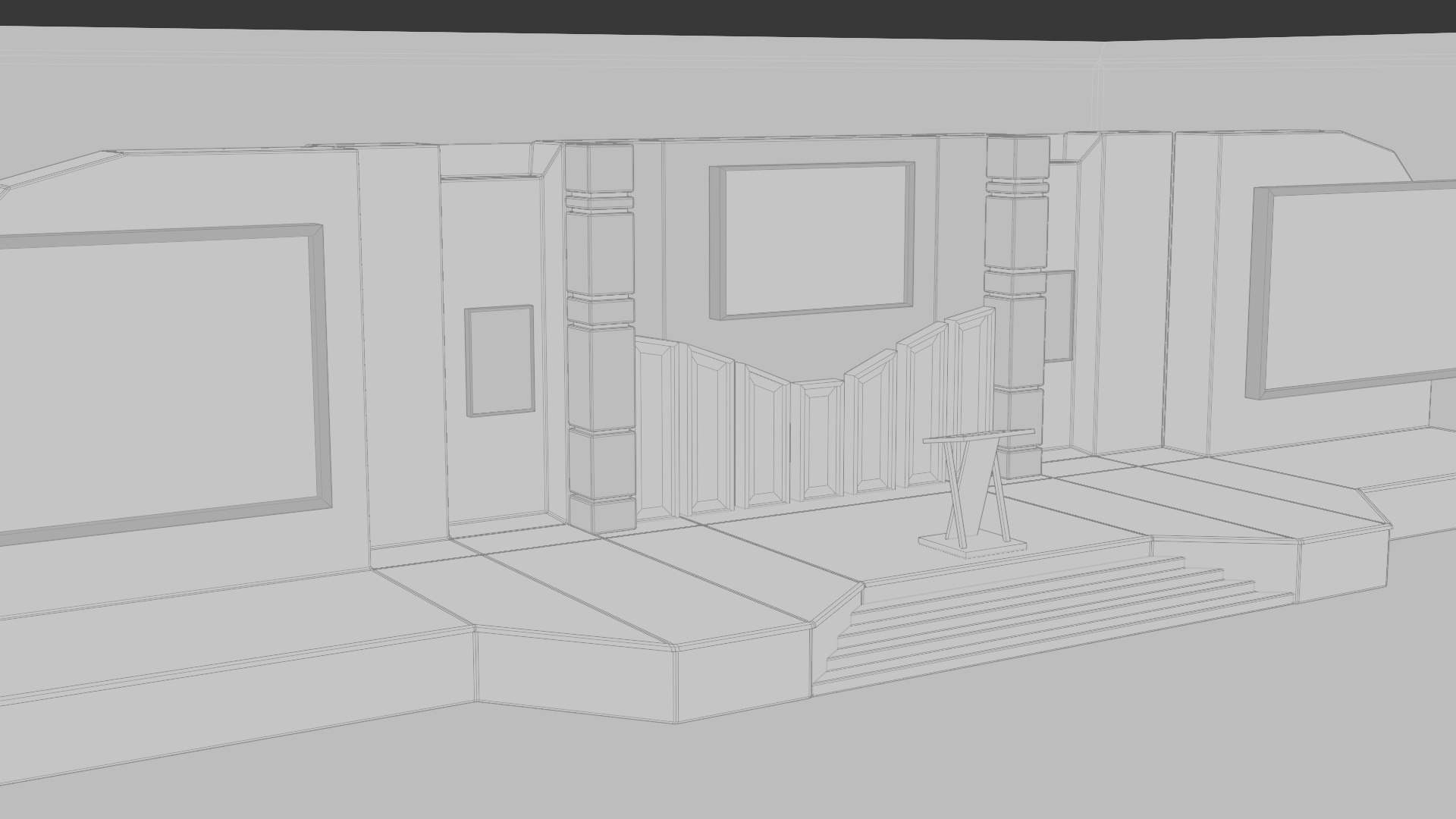 3D Apple Conference Stage - TurboSquid 2258417