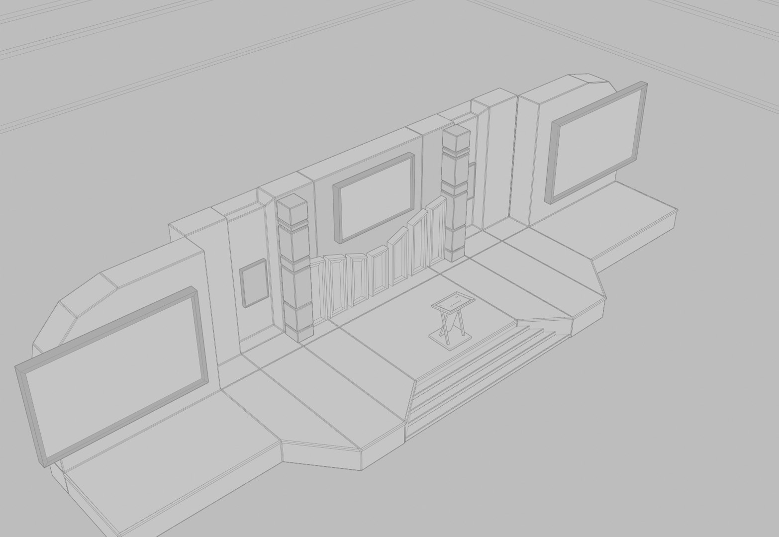 3D Apple Conference Stage - TurboSquid 2258417