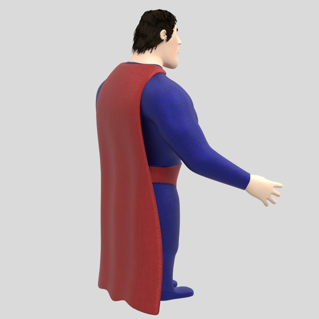 Superhero character 3D model - TurboSquid 1321445
