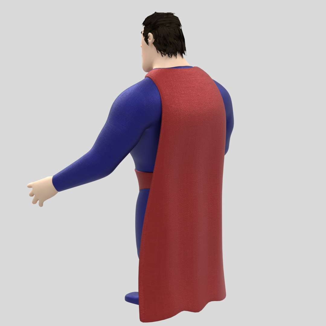 Superhero character 3D model - TurboSquid 1321445