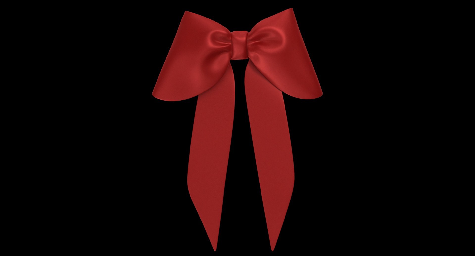 3D Model Red Bow - TurboSquid 1433810