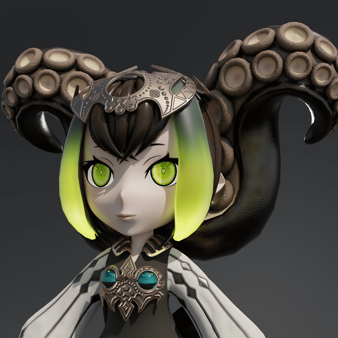 Osminosha 3D - TurboSquid 2213899