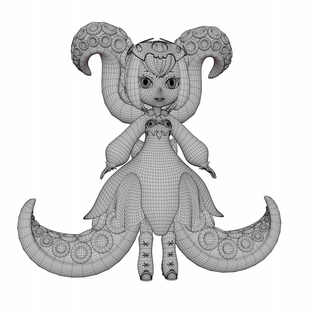 Osminosha 3D - TurboSquid 2213899