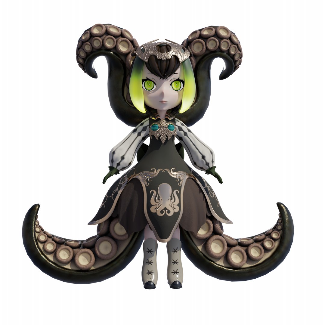 Osminosha 3D - TurboSquid 2213899