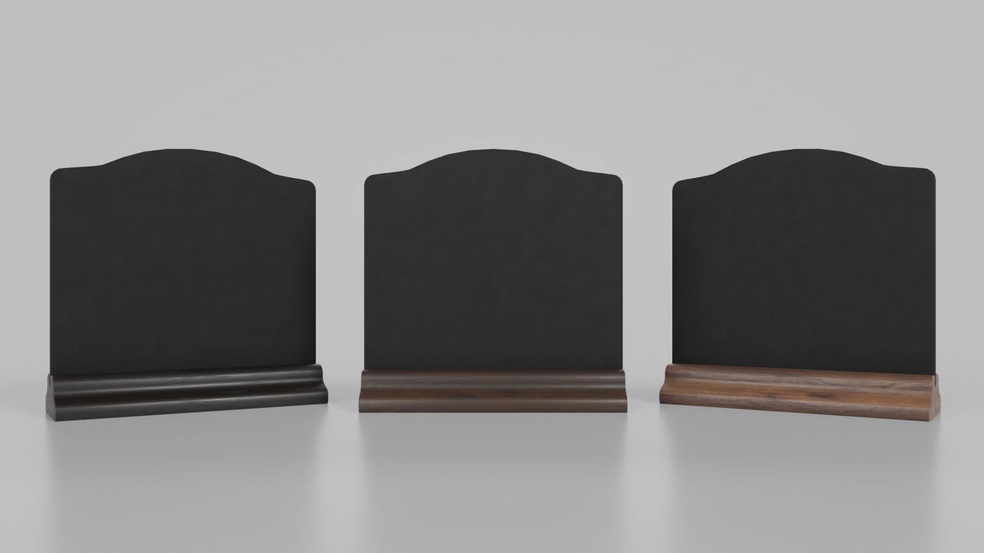 Classic Ogee Stand Chalkboard Trio Model - TurboSquid 2407223